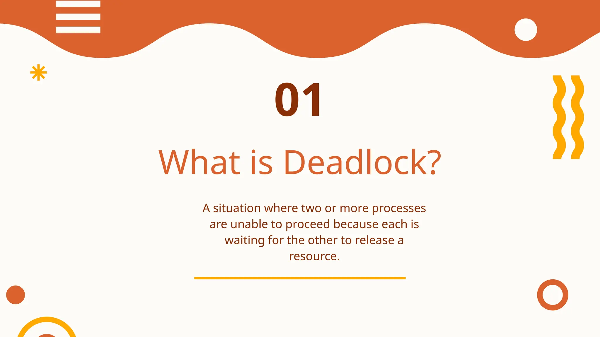 Deadlock - Operating System (Presented at United International ...
