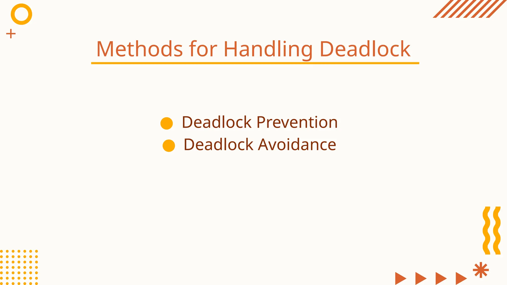 Deadlock - Operating System (Presented at United International University) | PPTX
