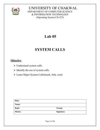 OS Lab 05.pdfdxsffffffffffxxxxgsssssfdgg | PDF