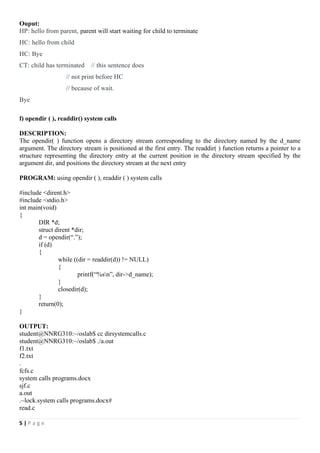 Os lab final | PDF