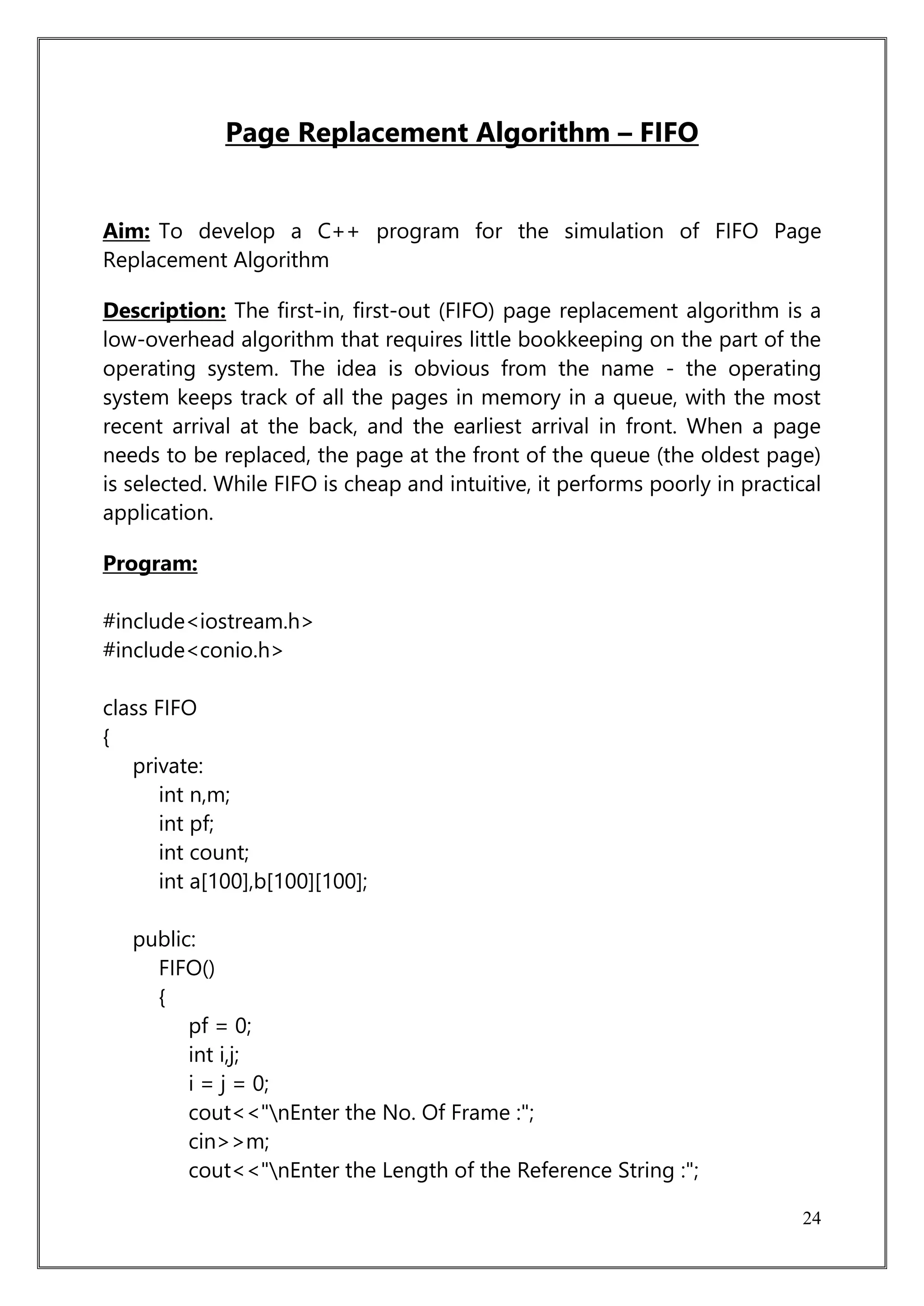 Operating System Lab Manual | PDF