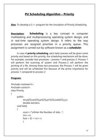Operating System Lab Manual | PDF