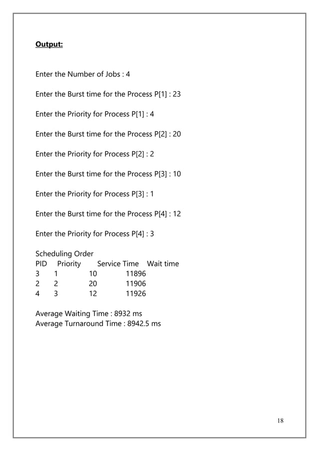 Operating System Lab Manual | PDF