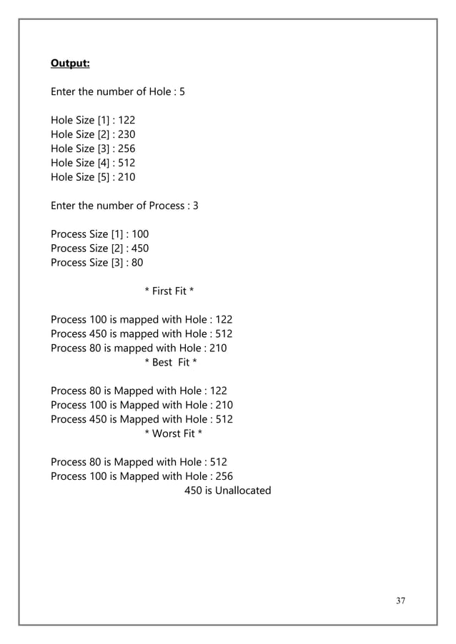 Operating System Lab Manual | PDF
