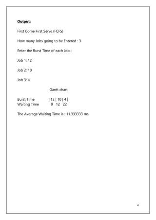 Operating System Lab Manual | PDF