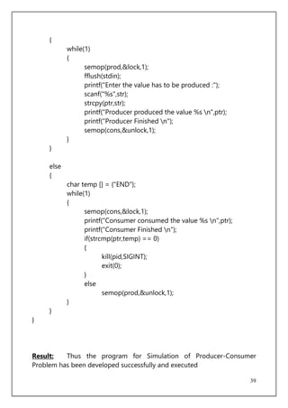 Operating System Lab Manual | PDF