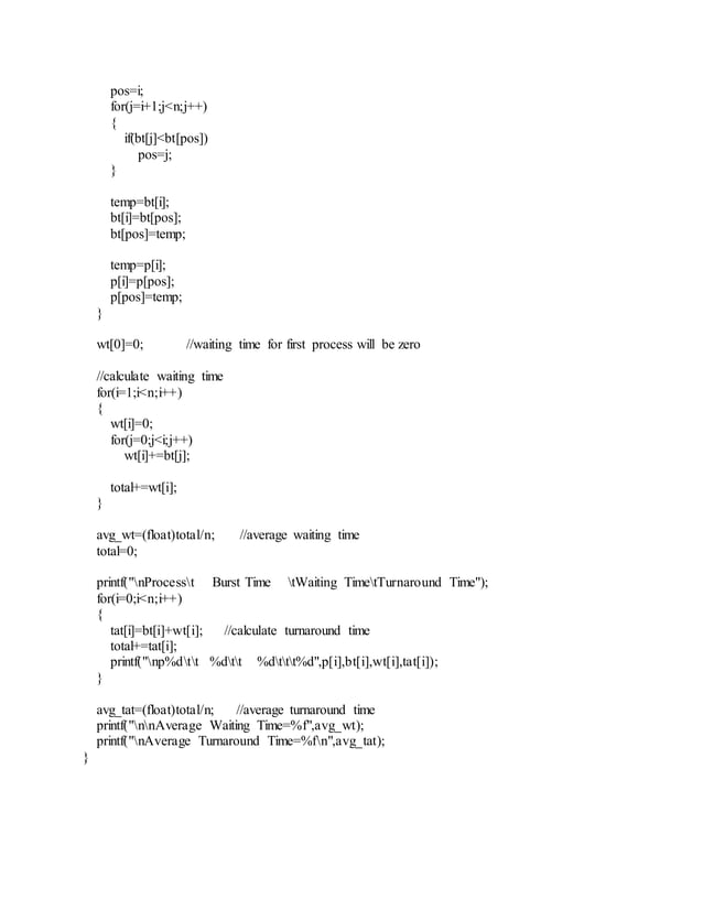 Os scheduling Algorithms | PDF