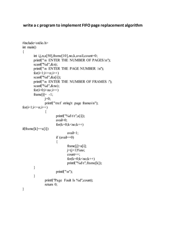 Os scheduling Algorithms | PDF