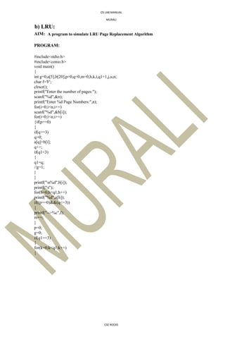 Os lab upto_1st_mid | PDF