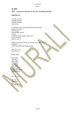 Os lab upto_1st_mid | PDF