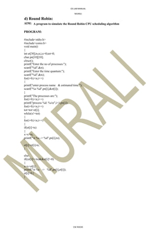 Os lab upto_1st_mid | PDF