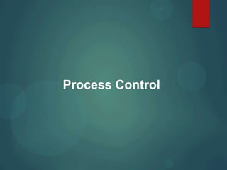Processes description and process control. | PDF