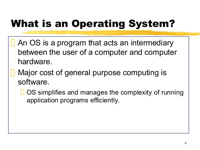 Operating system lecture1