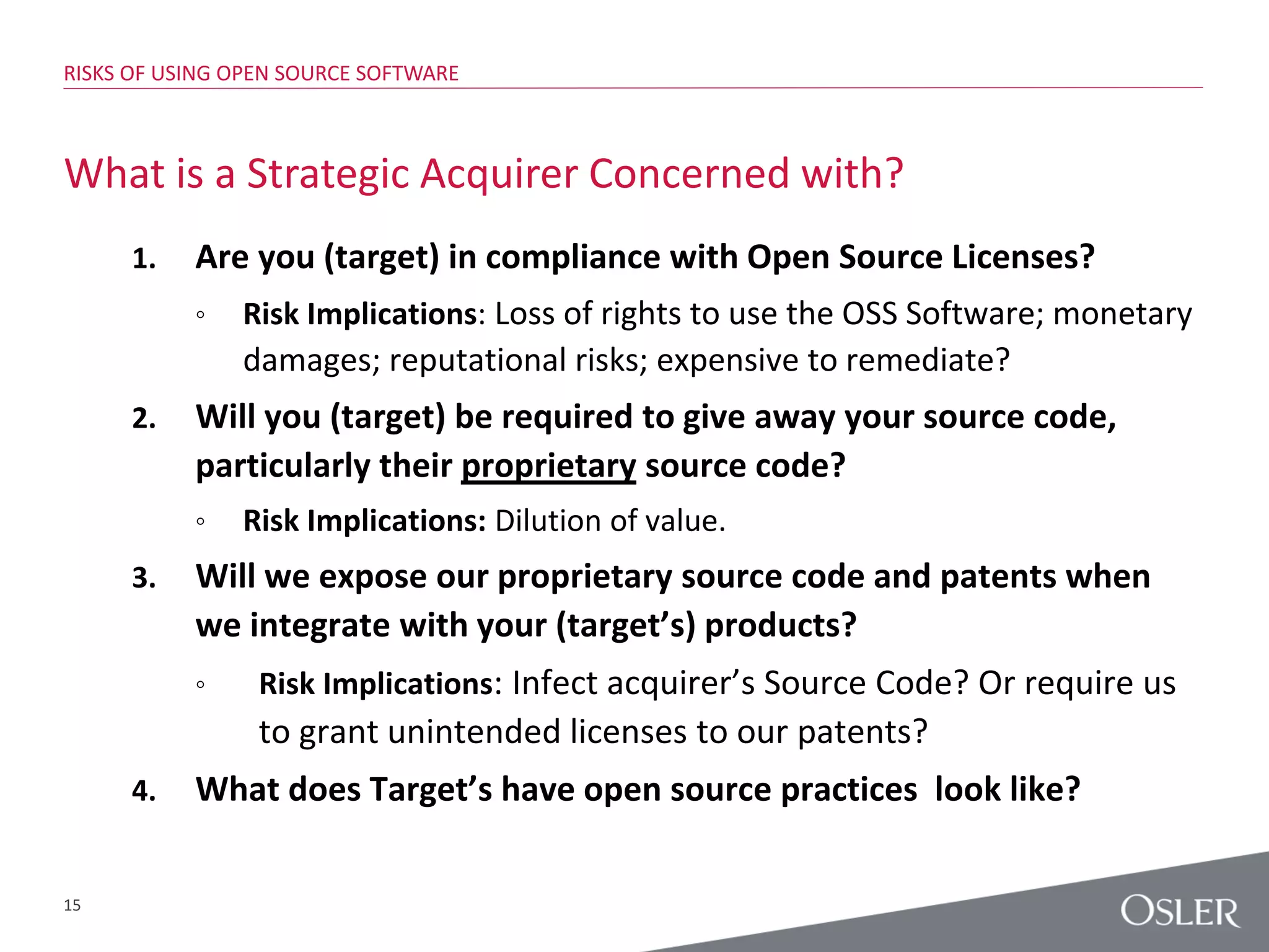 Open source software 101: Compliance and risk management | PDF ...