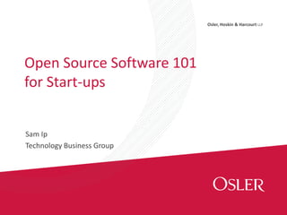Open source software 101: Compliance and risk management | PDF ...