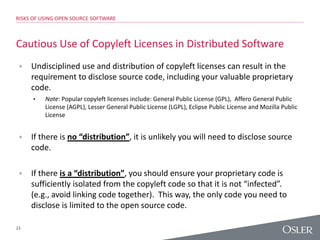 Open source software 101: Compliance and risk management | PDF ...