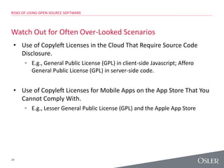 Open source software 101: Compliance and risk management | PDF ...