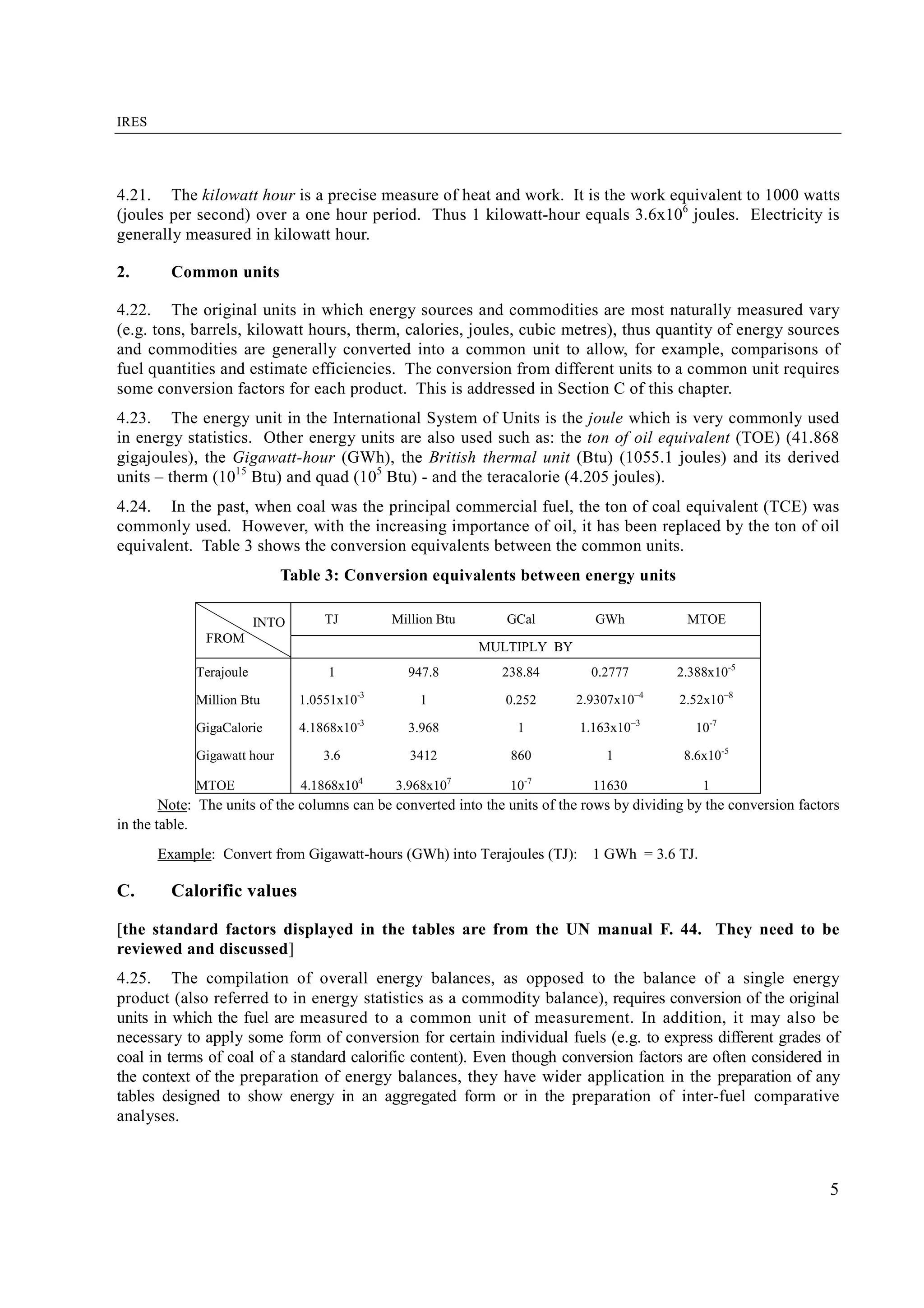 Measurement units and conversion factors | PDF