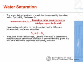 Oslo university basic well log analysis introduction | PDF