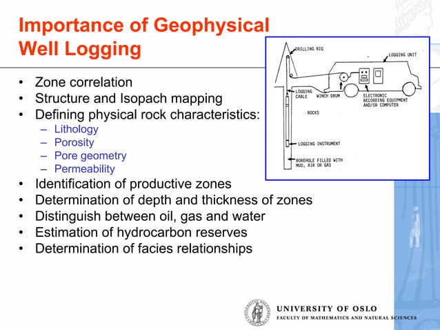 Oslo university basic well log analysis introduction | PDF