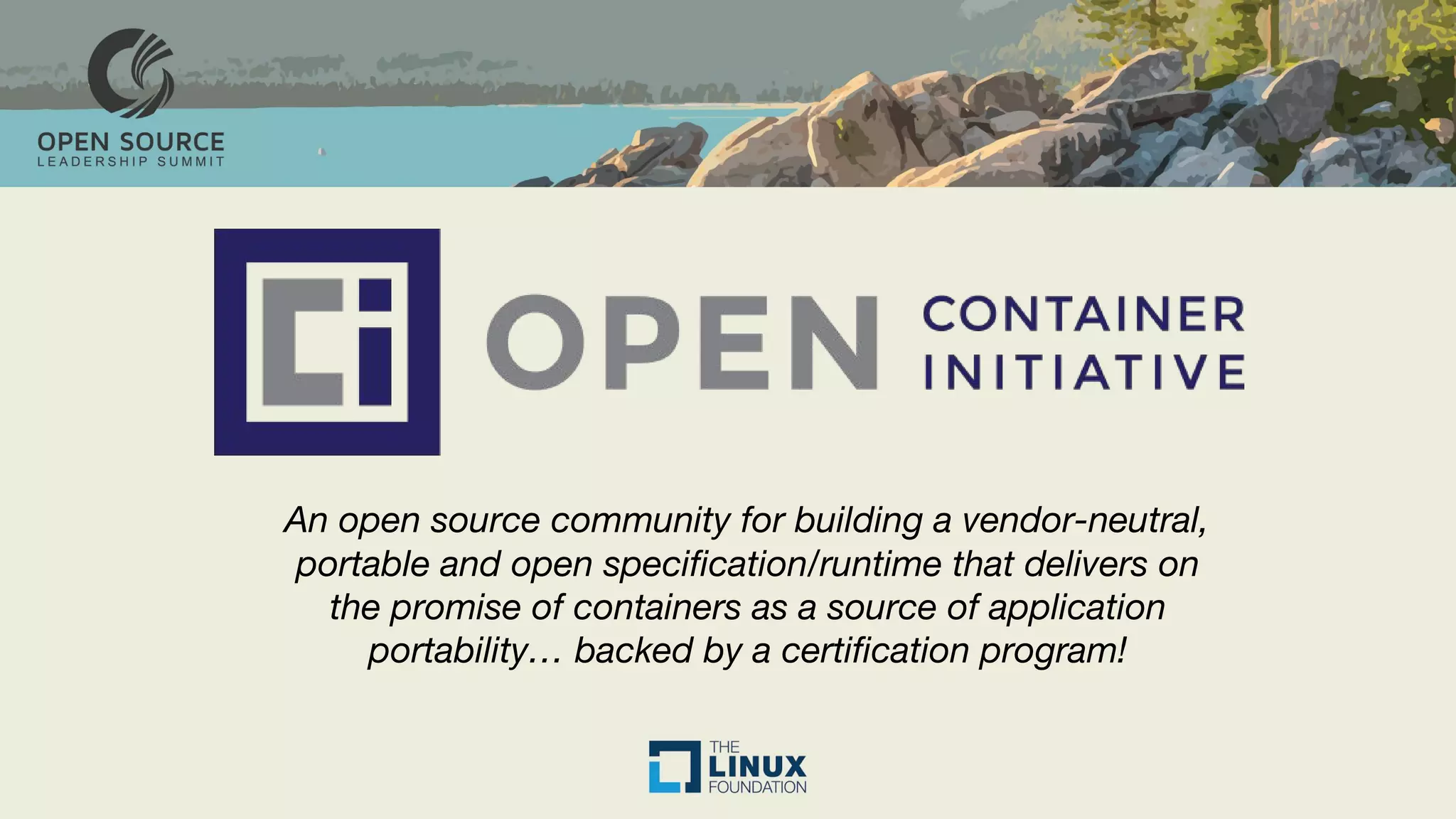 Open Container Initiative Update | PPT