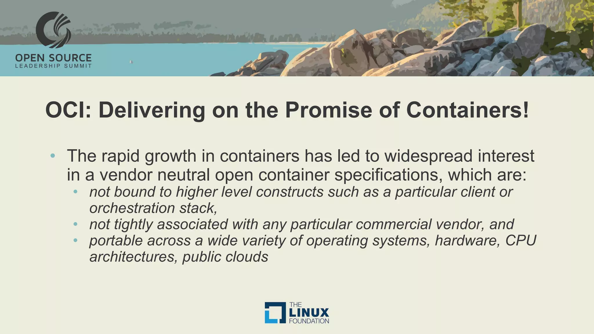 Open Container Initiative Update | PDF | Cloud Computing | Internet
