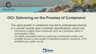 Open Container Initiative Update | PDF | Cloud Computing | Internet