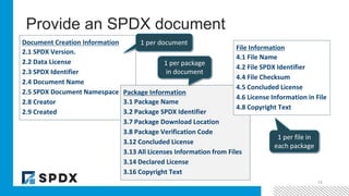 OpenChain, SPDX and FOSSology | PPT