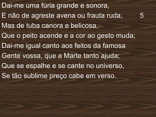 Os Lusíadas canto I | PPT