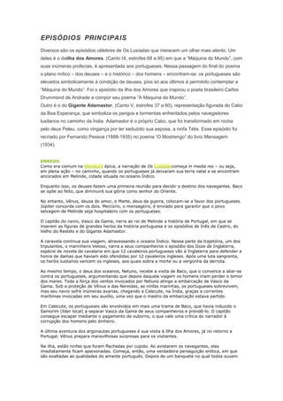 Os lusiadas resumo | DOC