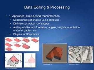 OpenStreetMap in 3D - current developments | PPT