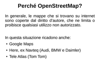 OpenStreetMap ed escursionismo | ODP