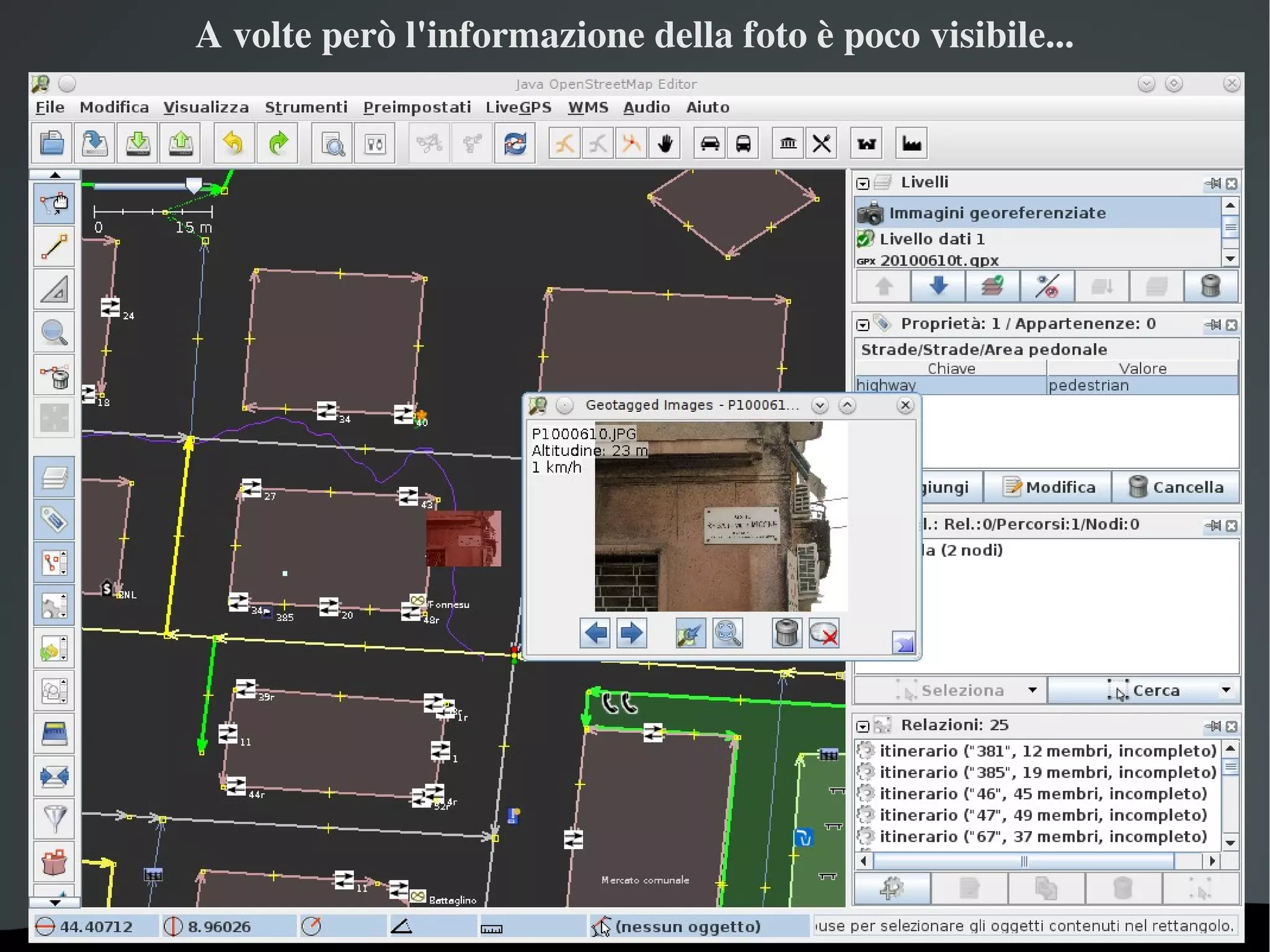 Osm mappatura con josm e geotagging | ODP