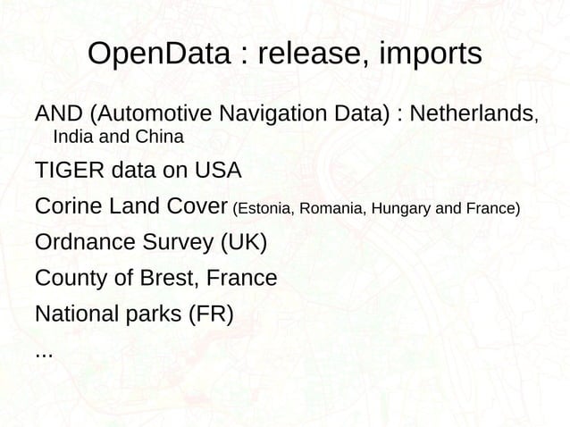 OpenStreetMap, an introduction | ODP