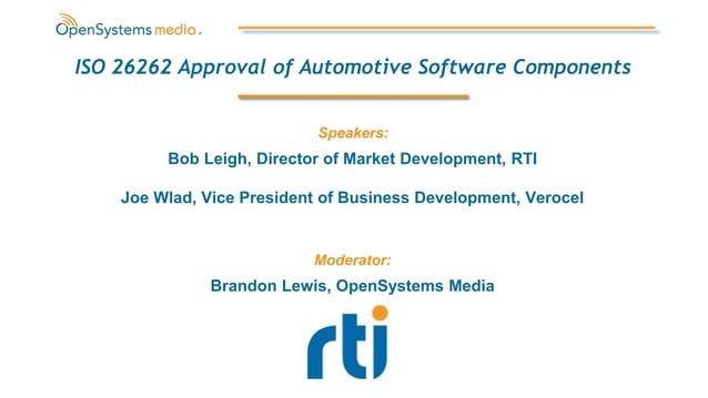 ISO 26262 Approval of Automotive Software Components | PDF