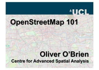 OpenStreetMap 101 | PDF
