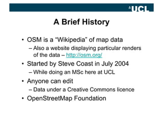 OpenStreetMap 101 | PPT