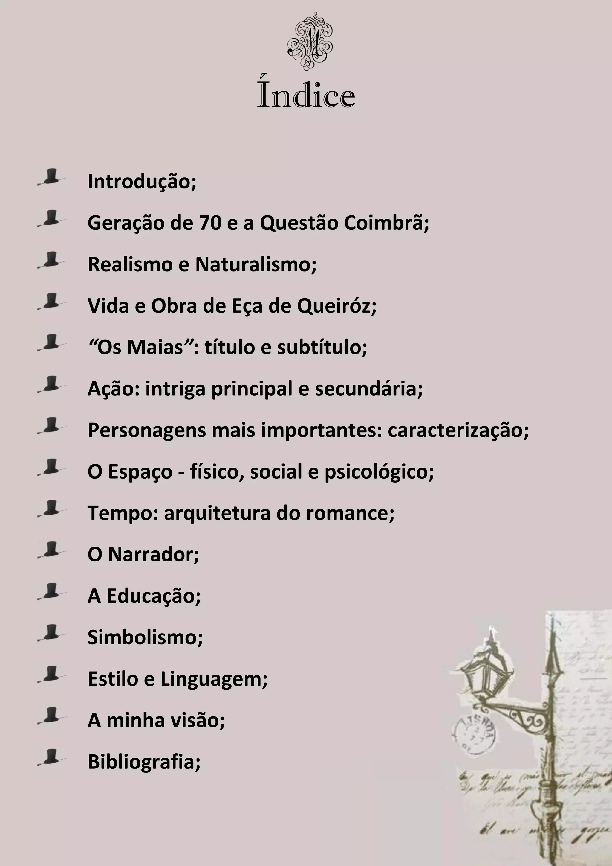 Trabalho sobre Os Maias - Episódios da Vida Romântica | PDF