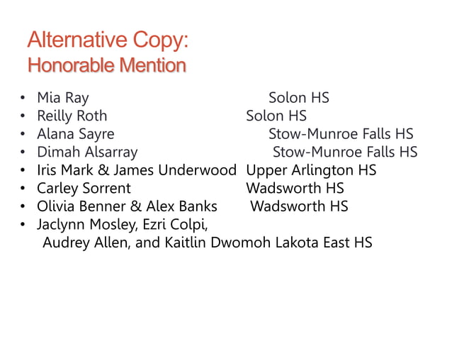 OSMA_Winners_2023+.pptx | College Sports | Sports