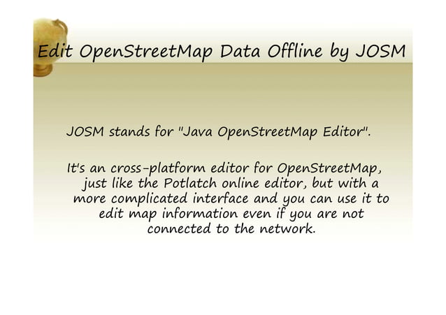 OSM beginner's guide josm | PDF