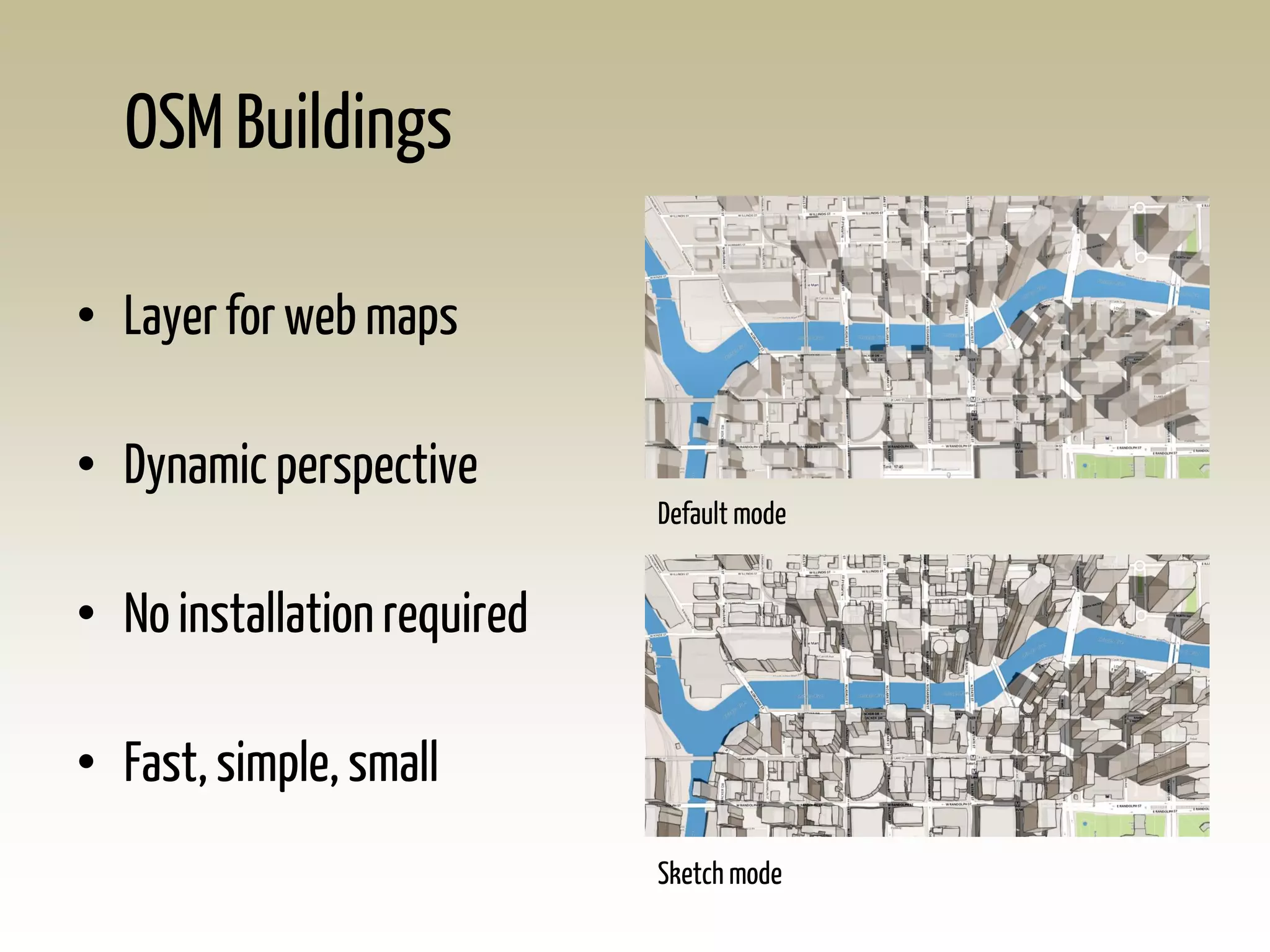 OSM Buildings - Buildings in space, sun in time | PPT