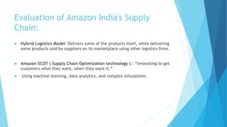 How amazon Works. - Supply chain management. | PPT