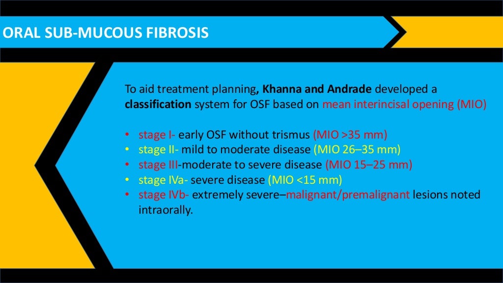 ORAL SUBMUCOUS FIBROSIS (OSMF)
