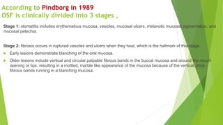 oral submucous fibrosis | PPTX