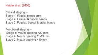 oral submucous fibrosis | PPTX