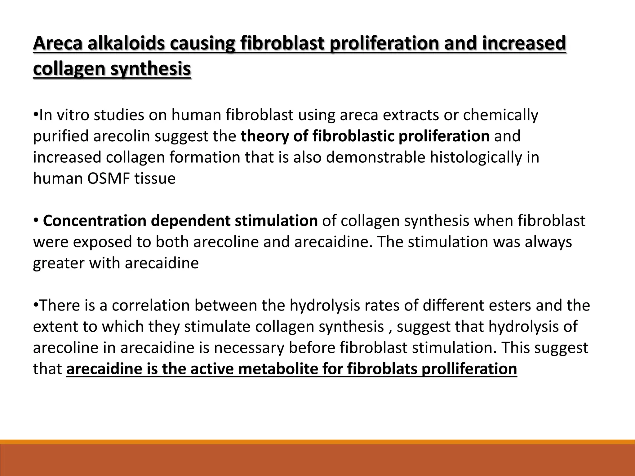 etiopathogenesis of oral submucous fibrosis | PPTX