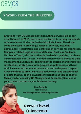 Os Mgmt PPT-OS Mgmt Consulting Services Service List | PDF