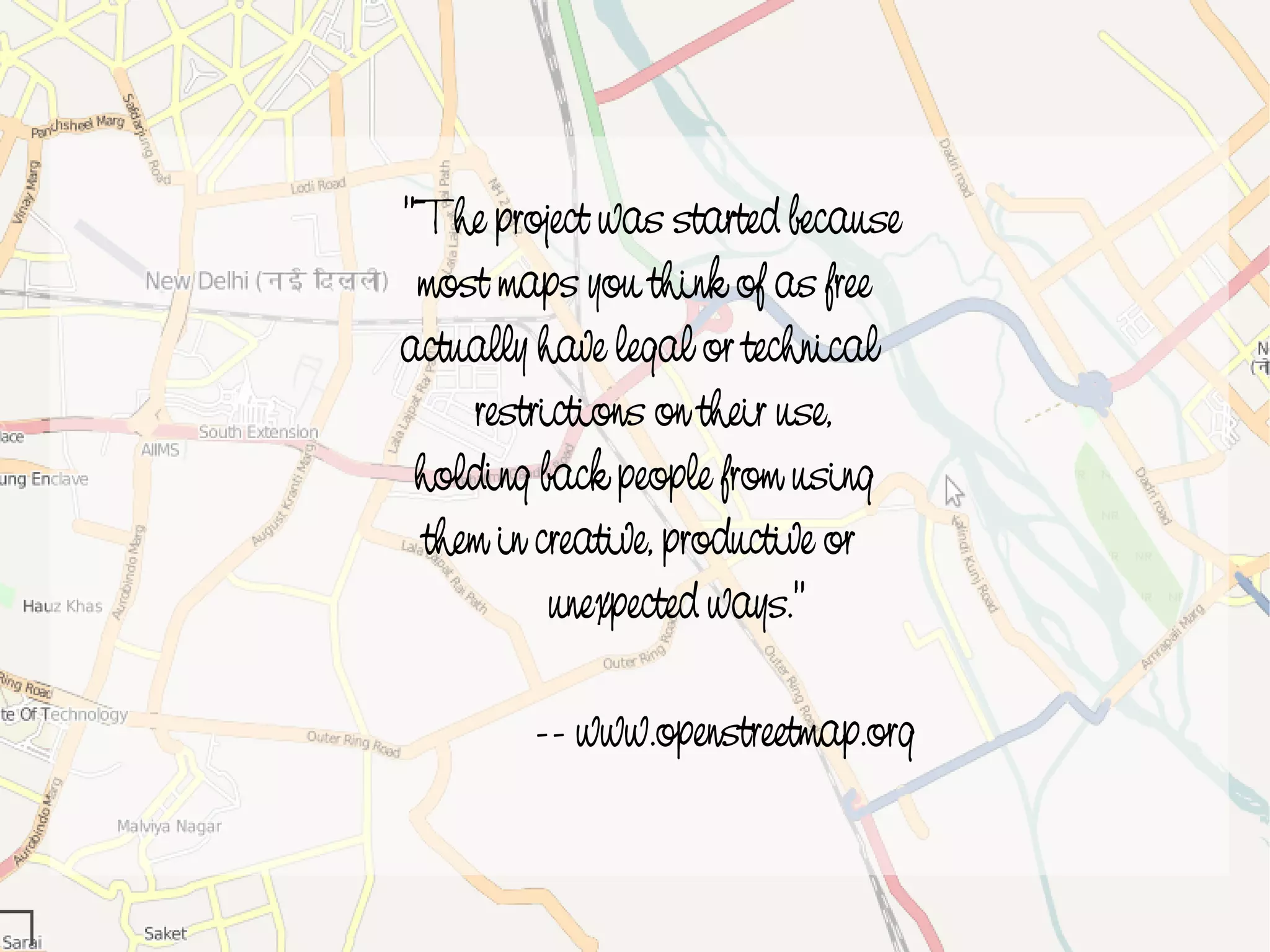 Introduction to Open Street Map | PDF