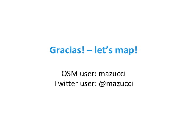 Introduction to OSM | PPT