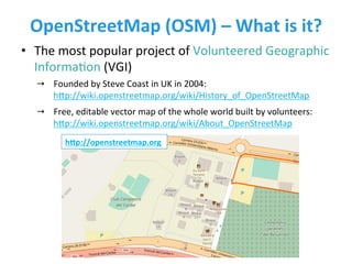 Introduction to OSM | PDF | Internet | Computing